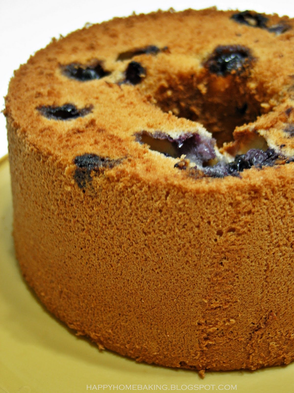 Happy Home Baking Blueberry Chiffon Cake
